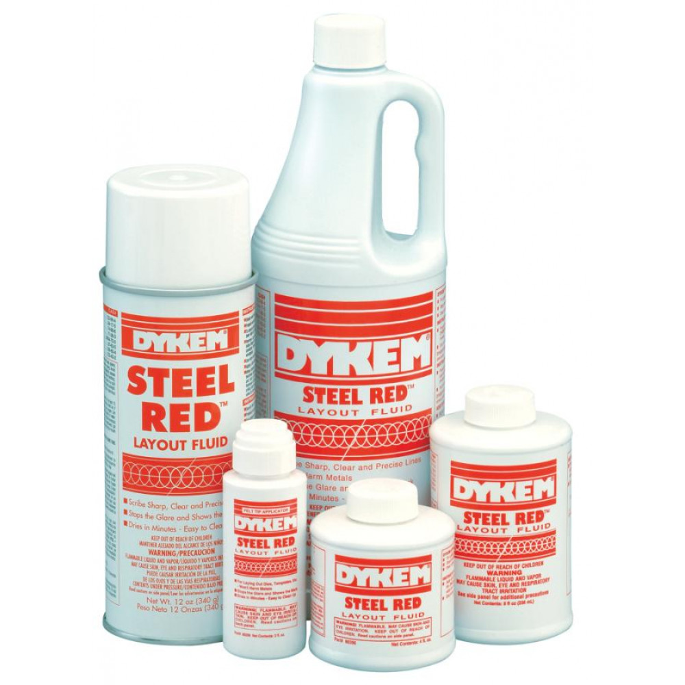 Dykem Steel Red Layout Fluid