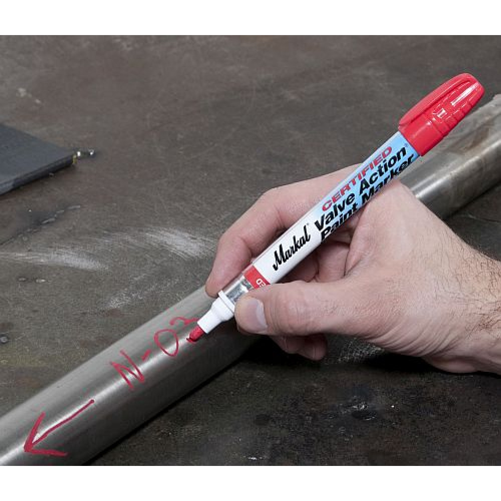 Markal Certified Valve Action Paint Marker