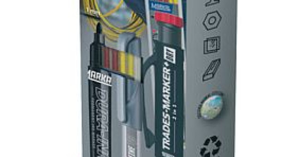 Markal Trades-Marker+ Dry 2-IN-1 Elec Pack - The Electrician's go-to pack